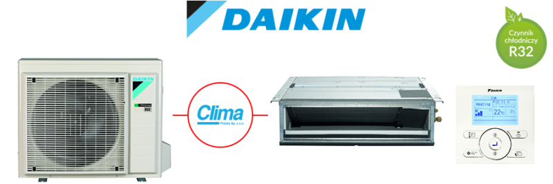 Jednostka kanałowa FDXM-F9 + RXM-N(9) DAIKIN - Climapolska | Warszawa