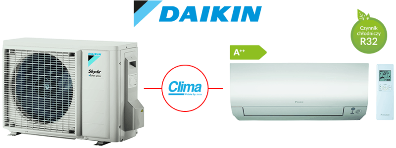 Wall-mounted Sky Air Daikin air conditioners - Climapolska | Warsaw